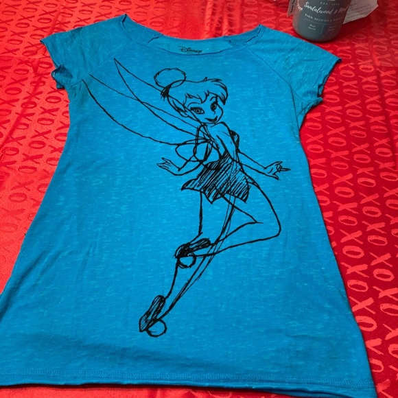 Hot Topic | Tops | Hot Topic Vintage Y2k Tinkerbell Top | Poshmark